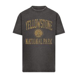 F4NT4STIC Shirt 'US National Parks Yellowstone Wyoming' male Black size S