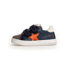 Naturino Leder-Sneakers in Dunkelblau/ Braun/ Orange - 48% | Gr&ouml;&szlig;e 26 | Kindersneakers