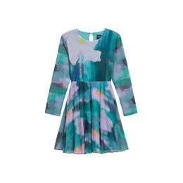 Desigual Kleid M&auml;dchen Gr&ouml;&szlig;e 110/116 blau / pink
