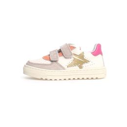 Naturino Leder-Sneakers "Hess" in Creme/ Pink - 50% | Gr&ouml;&szlig;e 23 | Babysneakers