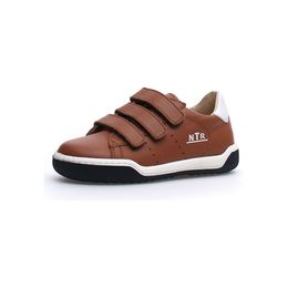 Naturino Leder-Sneakers "Cliff" in Hellbraun - 52% | Gr&ouml;&szlig;e 27 | Kindersneakers