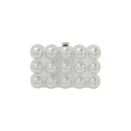 Krzy Clutch female Silver size One Size