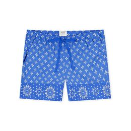 Schiesser Pajama Pants ' Mix & Relax Web ' female Blue size 38