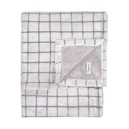 maryplaid Plaid in Hellbraun/ Grau - 58% | Gr&ouml;&szlig;e 130x160 cm | Decken