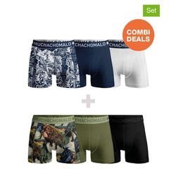 MUCHACHOMALO 6er-Set: Boxershorts in Bunt - 61% | Gr&ouml;&szlig;e L | Herren-waesche