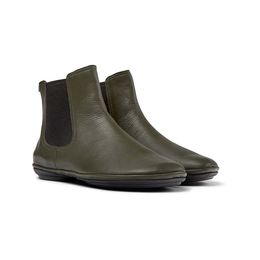 Camper Leder-Chelsea-Boots in Khaki - 57% | Gr&ouml;&szlig;e 36 | Stiefeletten