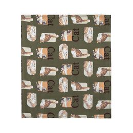 maryplaid Plaid in Khaki - 52% | Gr&ouml;&szlig;e 160x180 cm | Decken