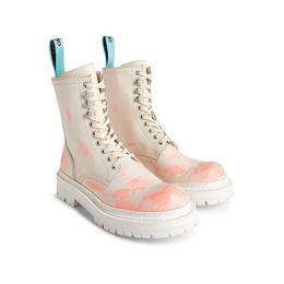 Camper Leder-Boots in Creme/ Pink - 68% | Gr&ouml;&szlig;e 42 | Damen-stiefel