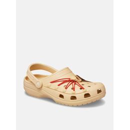 Crocs Crocs "Classic Webbing" in Beige - 49% | Gr&ouml;&szlig;e 36/37 | Damen-pantoletten