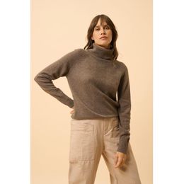 Just Cashmere Kaschmir-Rollkragenpullover in Braun - 61% | Gr&ouml;&szlig;e S | Damen-pullover-cardigans