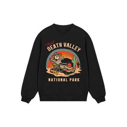 F4NT4STIC Sweatshirt 'US National Parks Visit Death Valley' male Black size XS