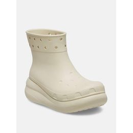 Crocs Gummistiefel "Classic Crush Rain" in Creme - 48% | Gr&ouml;&szlig;e 41/42 | Damen-gummistiefel