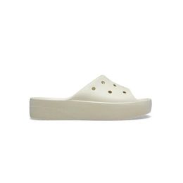 Crocs Pantoletten "Classic Platform" in Beige - 42% | Gr&ouml;&szlig;e 41/42 | Damen-pantoletten