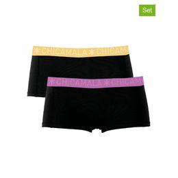 MUCHACHOMALO 2er-Set: Boxershorts in Schwarz - 27% | Gr&ouml;&szlig;e 122/128 | Kinder-waesche