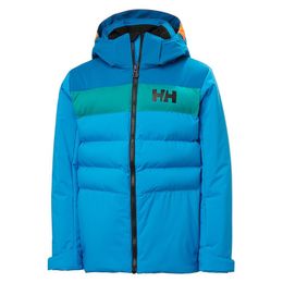 Helly Hansen Ski-/ Snowboardjacke "Cyclone" in Blau/ Gr&uuml;n/ Orange - 55% | Gr&ouml;&szlig;e 152 | Kinder-outdoor-jacken