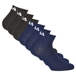 Fila Socken Damen Gr&ouml;&szlig;e 39/42 blau / schwarz / wei&szlig;