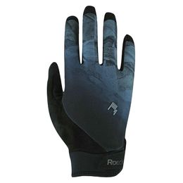 Roeckl Sports Fahrradhandschuhe "Montan" in Blau/ Schwarz - 18% | Gr&ouml;&szlig;e 6,5 | Damenhandschuhe