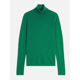 Just Cashmere Kaschmir-Rollkragenpullover "Ava" in Gr&uuml;n - 67% | Gr&ouml;&szlig;e S | Damen-pullover-cardigans