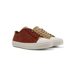 Camper Leder-Sneakers in Rot/ Beige - 52% | Gr&ouml;&szlig;e 38 | Damen-sneakers