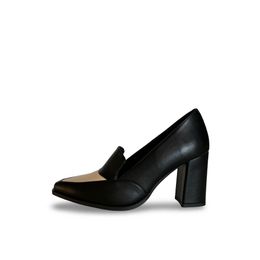 NAE Vegan Shoes Pumps 'JULIA' Damen Gr&ouml;&szlig;e 41 beige / schwarz