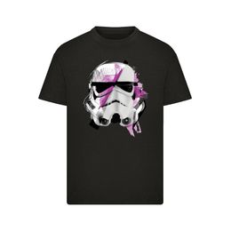 F4NT4STIC T-Shirt 'Star Wars Stormtrooper Command Sketch' Jungen Gr&ouml;&szlig;e 146/152 lila / schwarz / silber