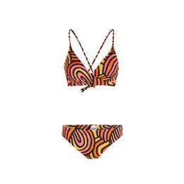 O`Neill O'NEILL Bikini 'Baay Maoi' Damen Gr&ouml;&szlig;e M gelb / orange / hellpink / schwarz