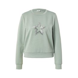 Only Sweatshirt 'ONLMARCY' Damen Gr&ouml;&szlig;e XS hellgr&uuml;n / silber
