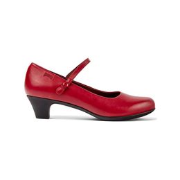 Camper Leder-Spangenpumps in Rot - 54% | Gr&ouml;&szlig;e 41 | Pumps