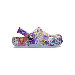 Crocs Crocs "Classic Retro Floral" in Hellblau/ Bunt - 47% | Gr&ouml;&szlig;e 19/20 | Baby-badeschuh