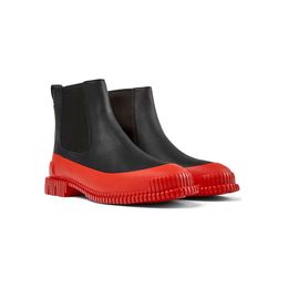 Camper Leder-Chelsea-Boots in Schwarz/ Rot - 53% | Gr&ouml;&szlig;e 36 | Stiefeletten