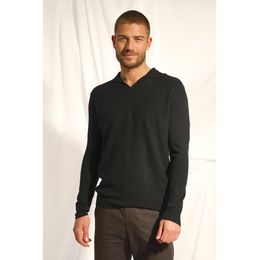 Just Cashmere Kaschmir-Pullover "Noah" in Schwarz - 56% | Gr&ouml;&szlig;e M | Herren-plussize