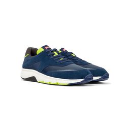 Camper Leder-Sneakers in Blau/ Gelb - 51% | Gr&ouml;&szlig;e 44 | Herrensneakers
