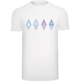F4NT4STIC T-Shirt 'Disney Frozen 2 Symbols' Herren Gr&ouml;&szlig;e XL blau / lila / wei&szlig;