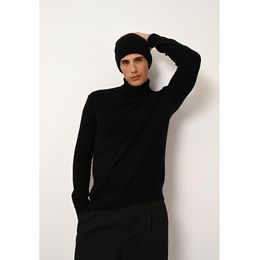 Just Cashmere Kaschmir-Rollkragenpullover "Connor" in Schwarz - 64% | Gr&ouml;&szlig;e M | Herren-plussize