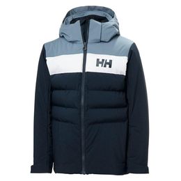 Helly Hansen Ski-/ Snowboardjacke "Cyclone" in Dunkelblau/ Hellblau/ Wei&szlig; - 52% | Gr&ouml;&szlig;e 152 | Kinder-outdoor-jacken