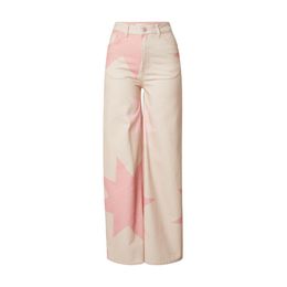 Kamila &Scaron;ikl Hose Damen Gr&ouml;&szlig;e 27 beige / pink