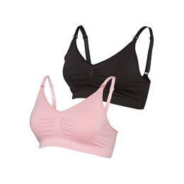 MAMALICIOUS Nursing Bra 'MLIlja' female Pink, Black size M/L