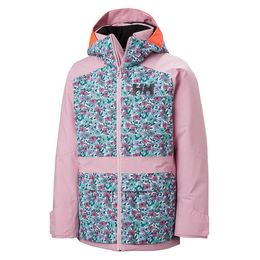 Helly Hansen Ski-/ Snowboardjacke "Stellar" in Rosa/ Lila/ Hellblau - 48% | Gr&ouml;&szlig;e 134 | Kinder-outdoor-jacken