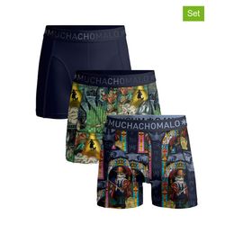 MUCHACHOMALO 3er-Set: Boxershorts in Bunt - 48% | Gr&ouml;&szlig;e 158/164 | Kinder-waesche