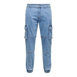 Only & Sons Only & Sons Cargo Jeans 'ONSCam' male Blue size 36
