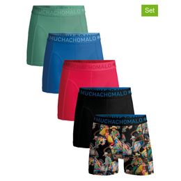 MUCHACHOMALO 5er-Set: Boxershorts in Bunt - 61% | Gr&ouml;&szlig;e M | Herren-waesche