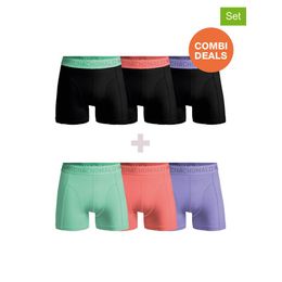 MUCHACHOMALO 6er-Set: Boxershorts in Bunt - 58% | Gr&ouml;&szlig;e L | Herren-waesche