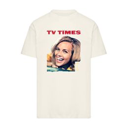 F4NT4STIC Shirt 'TV Times Honor Blackman 1964 Cover' male Beige size XXL