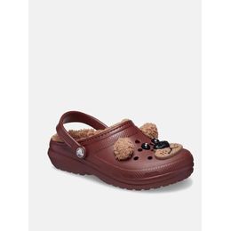 Crocs Crocs "Classic Lined IAM" in Braun - 43% | Gr&ouml;&szlig;e 33/34 | Clogs-pantoletten-kinder