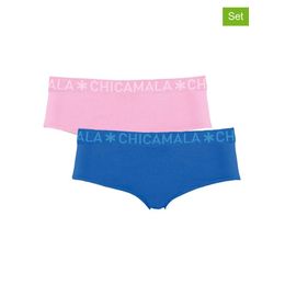 MUCHACHOMALO 2er-Set: Pantys in Blau/ Rosa - 30% | Gr&ouml;&szlig;e 110/116 | Kinder-waesche