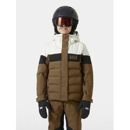 Helly Hansen Ski-/ Snowboardjacke "Diamond" in Khaki/ Creme - 56% | Gr&ouml;&szlig;e 164 | Kinder-outdoor-jacken