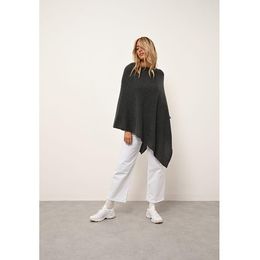 Just Cashmere Kaschmir-Poncho "Meredith" in Anthrazit - 66% | Gr&ouml;&szlig;e M | Damenjacken