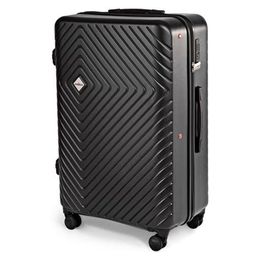 Compactor Hardcase-Trolley "Cosmos" in Schwarz - (B)53,5 x (H)80 x (T)31,5 cm - 63% | Damen-koffer-reisegepaeck