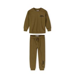 MINOTI Jogginganzug Jungen Gr&ouml;&szlig;e 110/116 braun