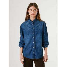 Pepe Jeans Jeansbluse in Blau - 37% | Gr&ouml;&szlig;e S | Damen-blusen